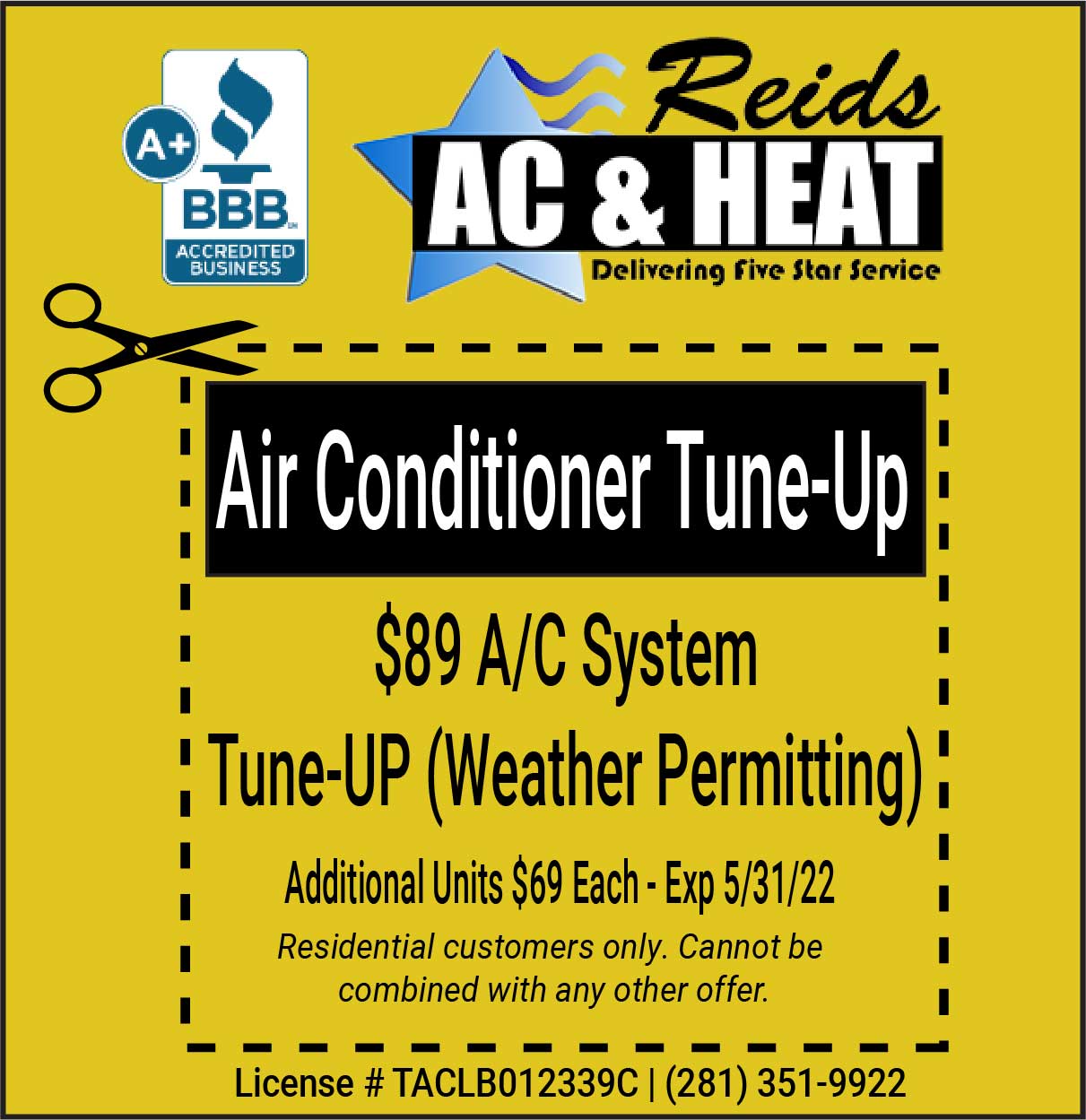 Money Saving HVAC Coupons | Reids AC & Heating